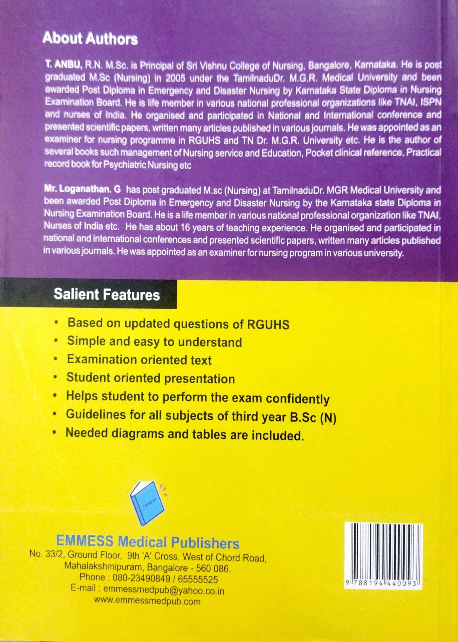 Nursing Exam Booster Third Year B.Sc. Nursing Solved Question Papers ...