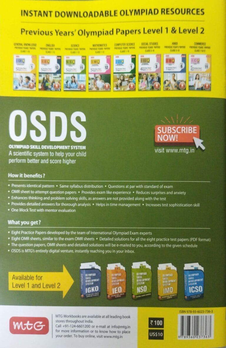 Mtg Nso Science Olympiad Work Book Class-2 2025-26 - A.K. Mishra ...